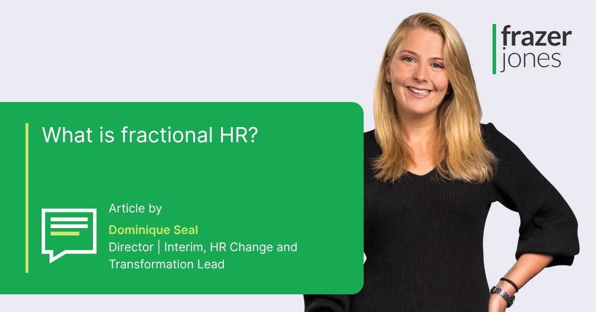 What is fractional HR? Interview with Barry Flack | Frazer Jones