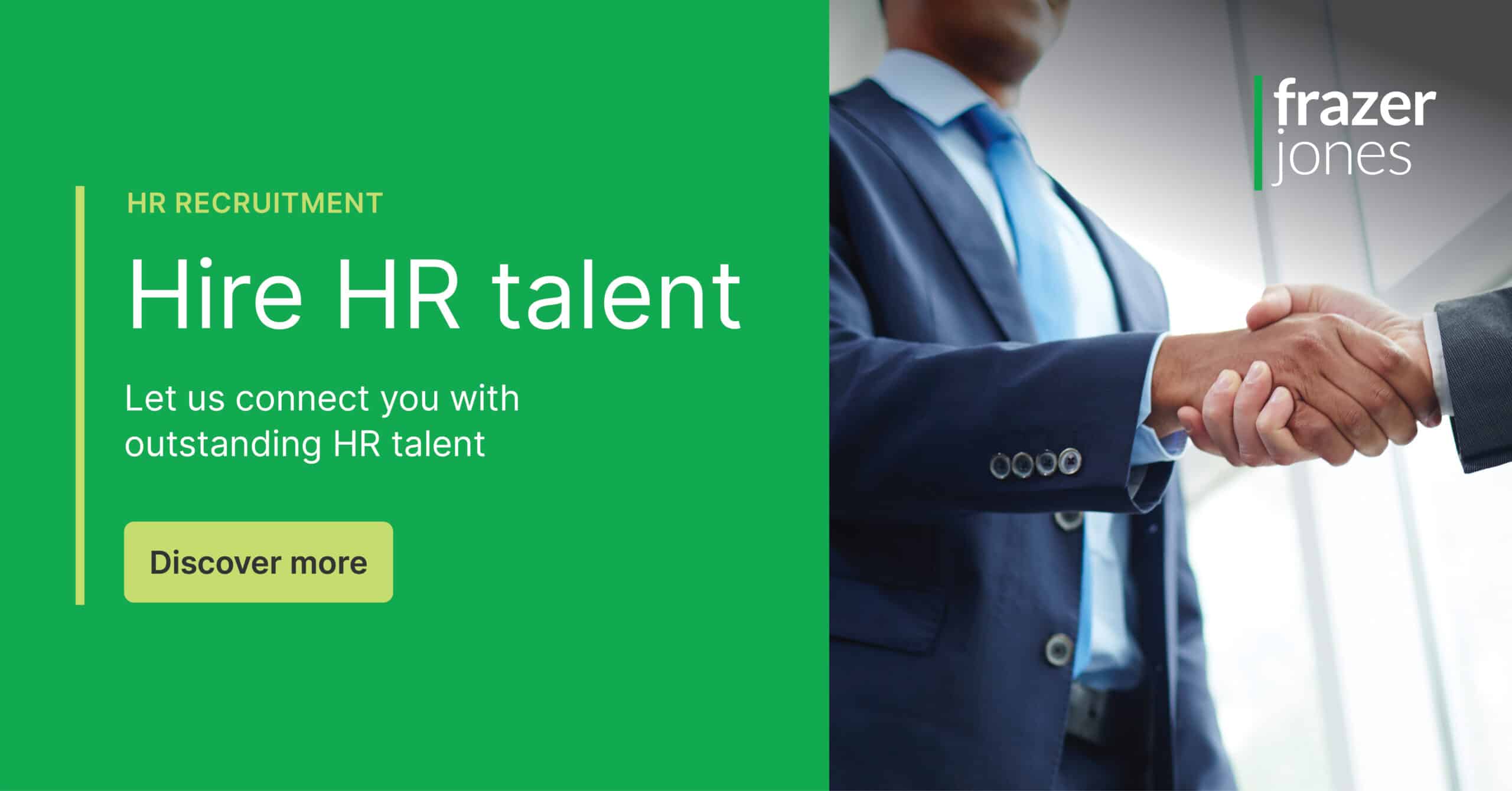 Trusted HR recruitment partner | Hire an HR professional | Frazer Jones